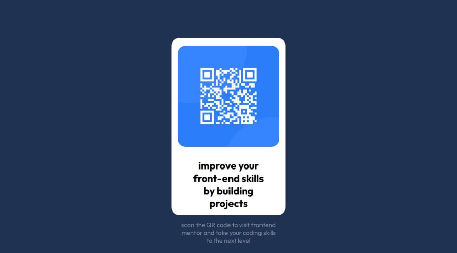 Frontend Mentor Qr Code Using Css And Html Coding Challenge Solution