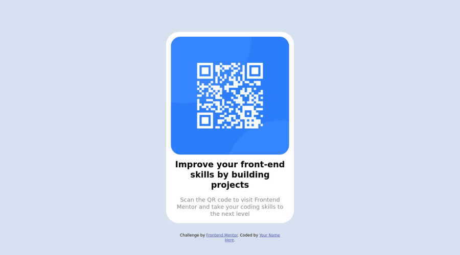 Frontend Mentor Qr Code Html Css Coding Challenge Solution