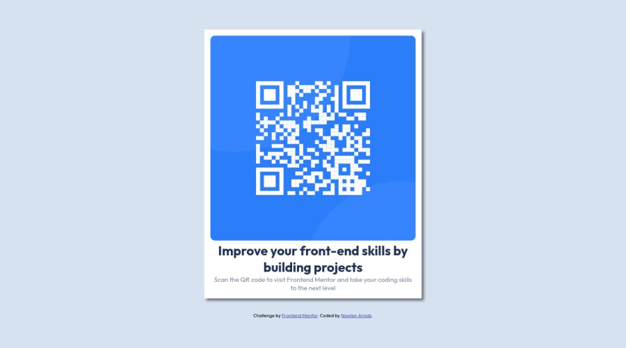 Frontend Mentor Qrcode Coding Challenge Solution