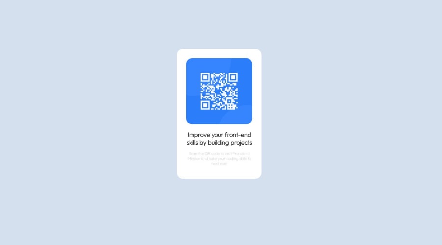Frontend Mentor Responsive Qr Code Using React Jsx And Css Coding Challenge Solution