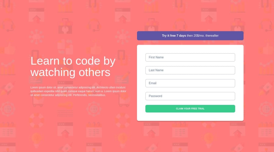 Frontend Mentor Responsive Css Using Tailwind Css And React Js Coding Challenge Solution