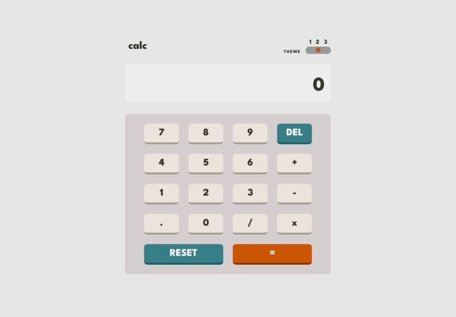 Frontend Mentor Responsive Calculator Using Html Css And Javascript Coding Challenge Solution