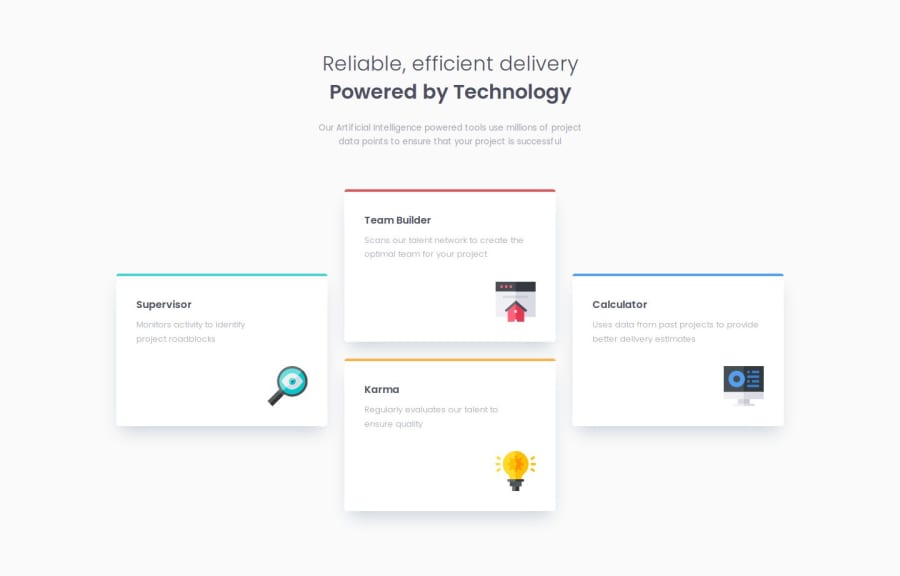 Frontend Mentor | Responsive Four Card Feature Section coding challenge ... Frontend Mentor | Responsive Four Card Feature Section coding challenge ...