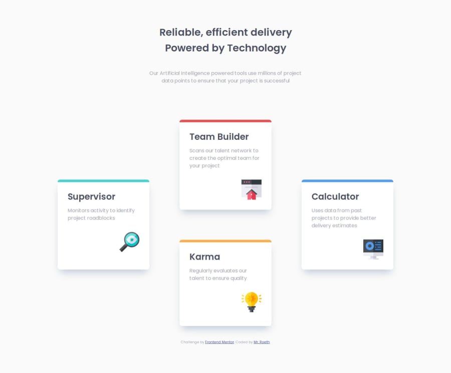 Frontend Mentor Responsive Card Tiles Using Css Coding Challenge Solution