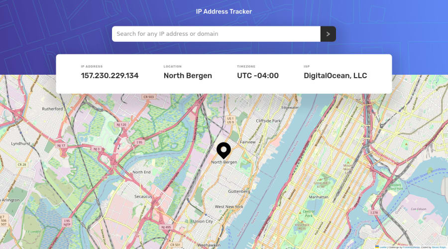 Frontend Mentor React Context Based Using Leafletjs Coding Challenge Solution