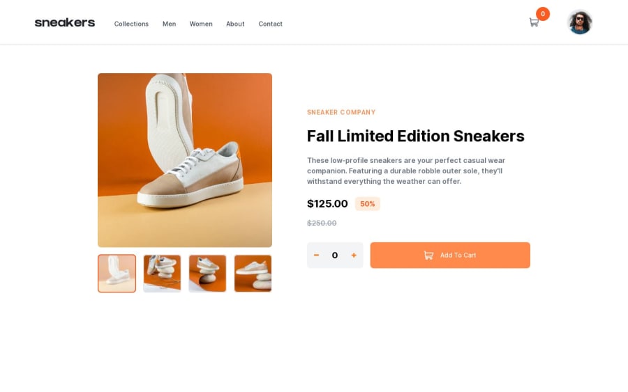 Frontend Mentor Responsive Detail Product Using Nextjs And Tailwindcss Coding Challenge Solution