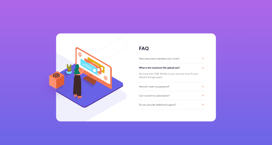 Frontend Mentor Faq Accordion Card Using Grid And Flexbox Coding