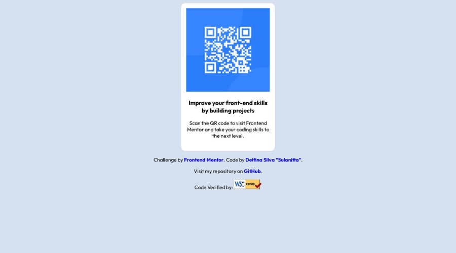 Frontend Mentor Qr Code Component Coding Challenge Solution