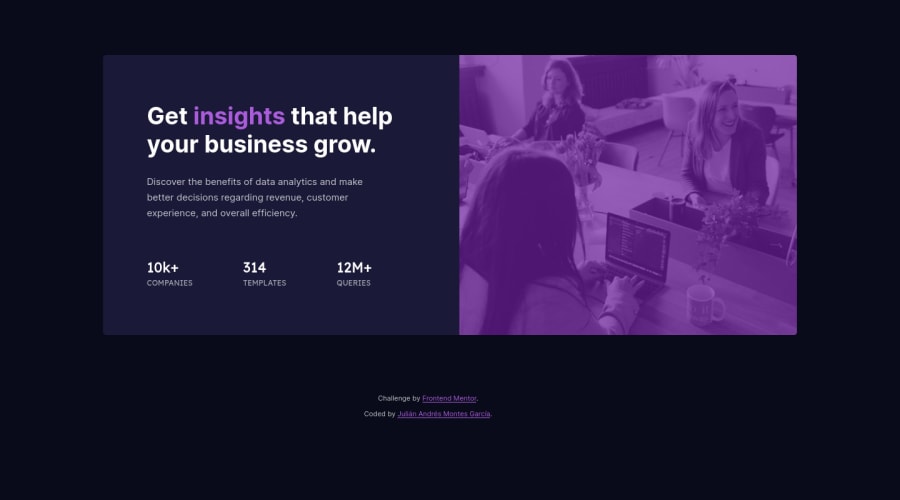 Frontend Mentor Stats Preview Card Html Css Coding Challenge Solution