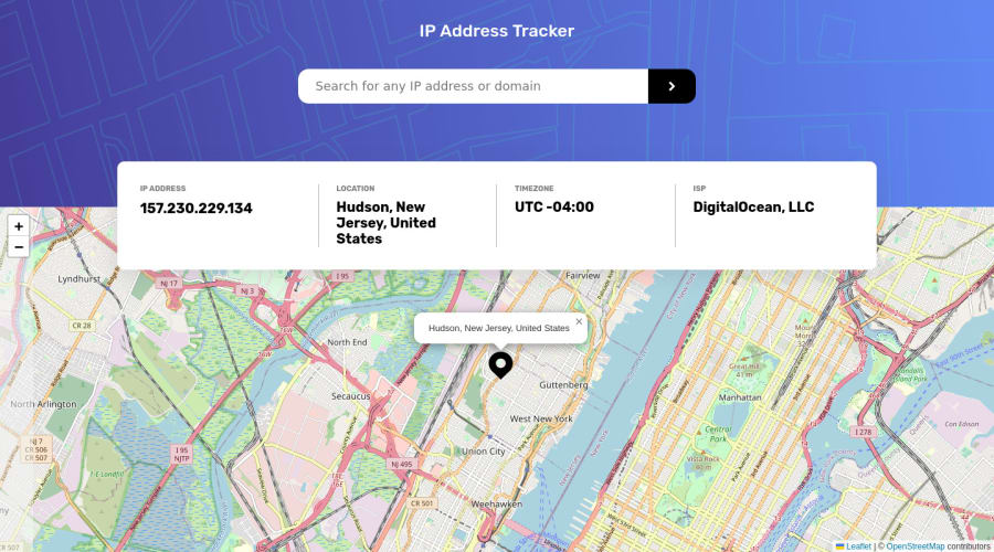 Frontend Mentor Ip Address Tracker Built With React Coding Challenge Solution