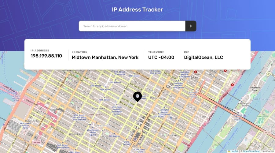 Frontend Mentor Ip Address Tracker Using Vue Coding Challenge Solution