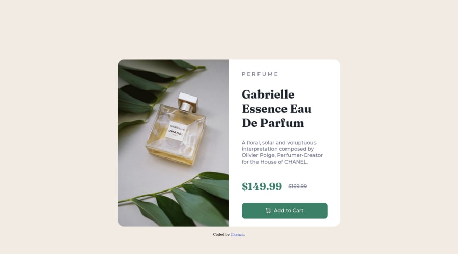 Frontend Mentor Product Preview Card Using Sass Coding Challenge Solution