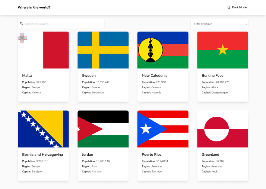 Frontend Mentor Rest Countries App Built With Angular 13 And Tailwindcss Coding Challenge Solution