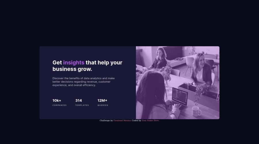 Frontend Mentor Stats Preview Card Solution Coding Challenge Solution