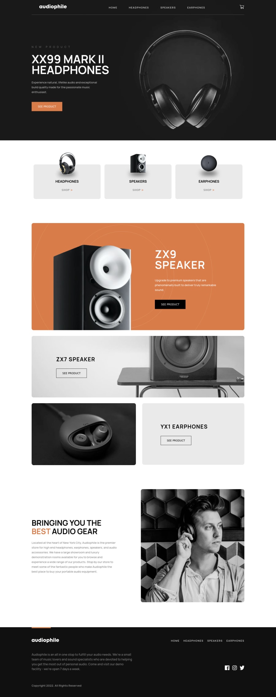 Frontend Mentor Audiophile Ecommerce Using React Scss And Redux Toolkit Coding Challenge Solution