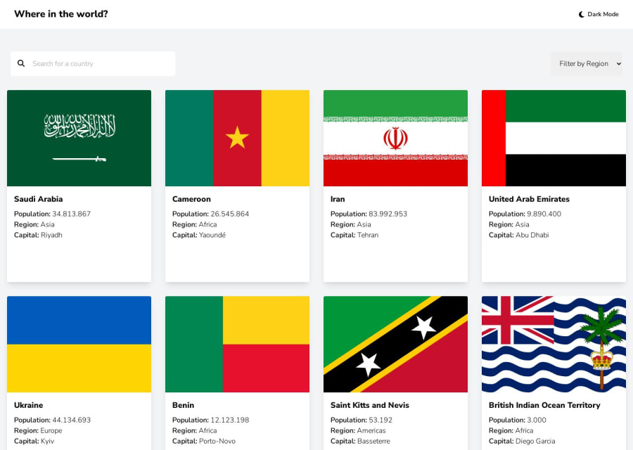Frontend Mentor Rest Countries Api Using Vuejs Coding Challenge Solution
