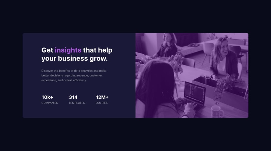 Frontend Mentor Responsive Layout Using Css Flex And Media Queries Coding Challenge Solution
