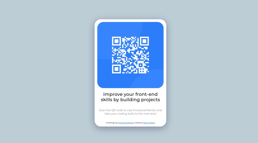 Frontend Mentor Qr Code Component Solution Using Html Css Coding Challenge Solution