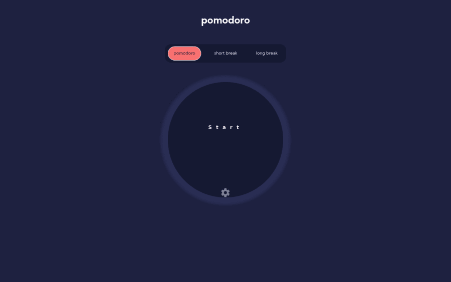 Frontend Mentor Pomodoro App Built Using Html Sass Css And Js Coding Challenge Solution