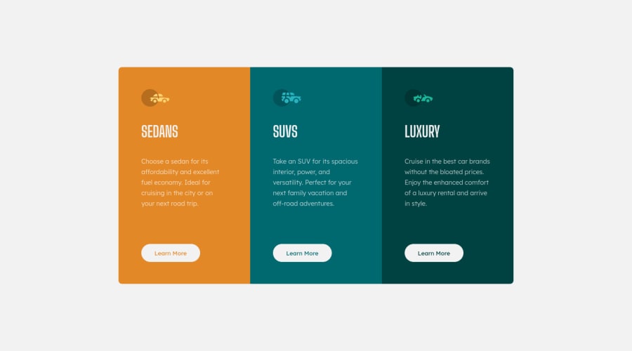 Frontend Mentor Challenge 3 Column Preview Card Component Using Html Css Coding Challenge Solution
