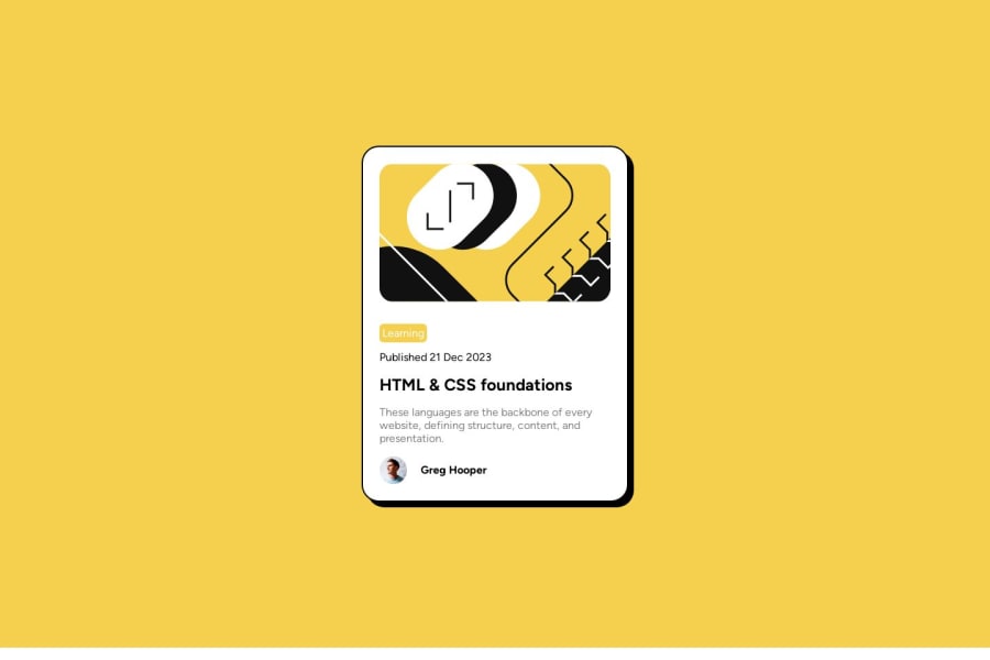 Frontend Mentor Blog Preview Card Really Simple Coding Challenge Solution
