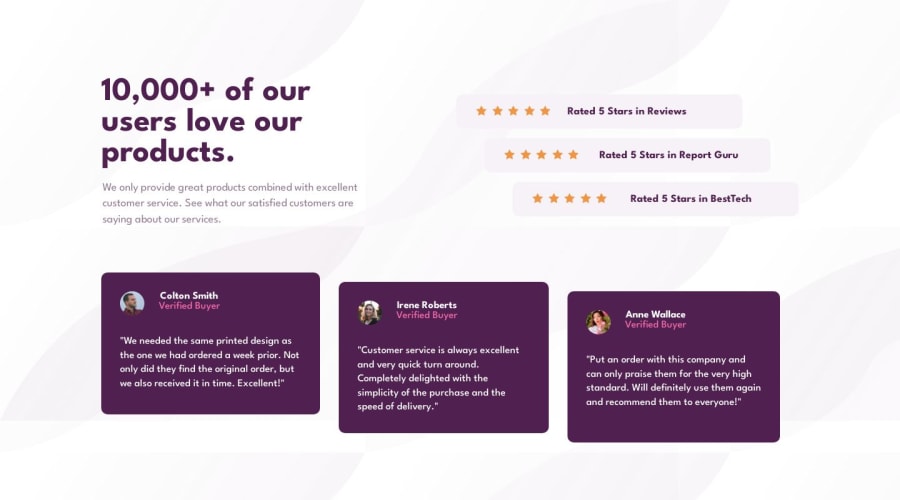 Frontend Mentor Responsive Page Using Simple Html Css Flex Coding Challenge Solution