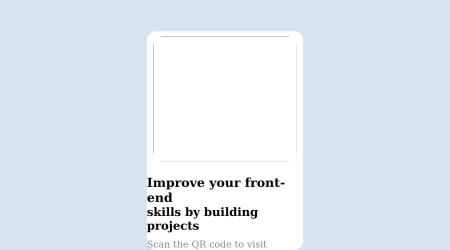 Frontend Mentor Qr Code Attempt Coding Challenge Solution