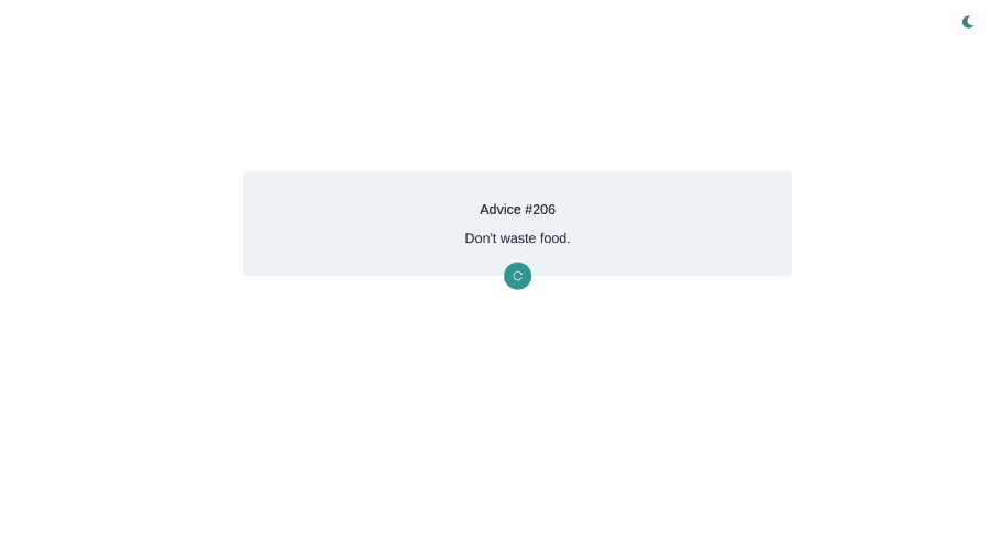 Frontend Mentor Responsive Advice Generator Using Chakraui And