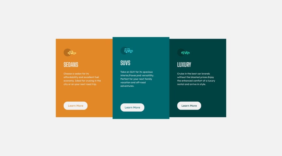 Frontend Mentor 3 Column Preview Card Component Coding Challenge Solution