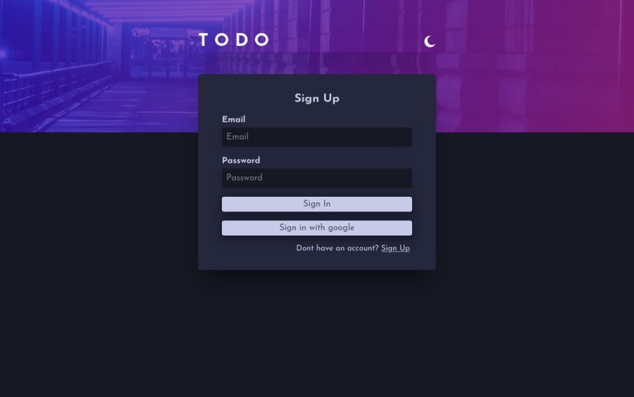 Frontend Mentor Todo App With React Firebase Coding Challenge Solution