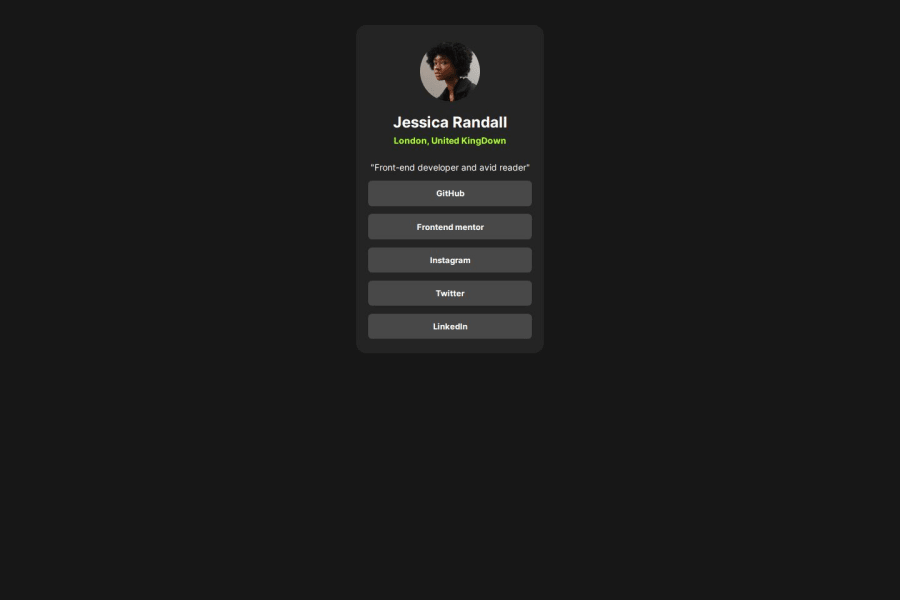Frontend Mentor Tarjeta De Presentación Utilizando Html Y Css Coding Challenge Solution