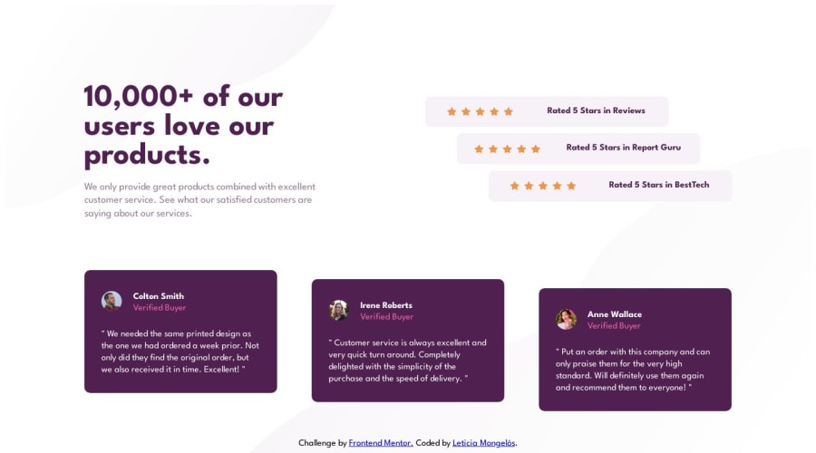 Frontend Mentor Mobile First Solution Using Css Grid And Flexbox