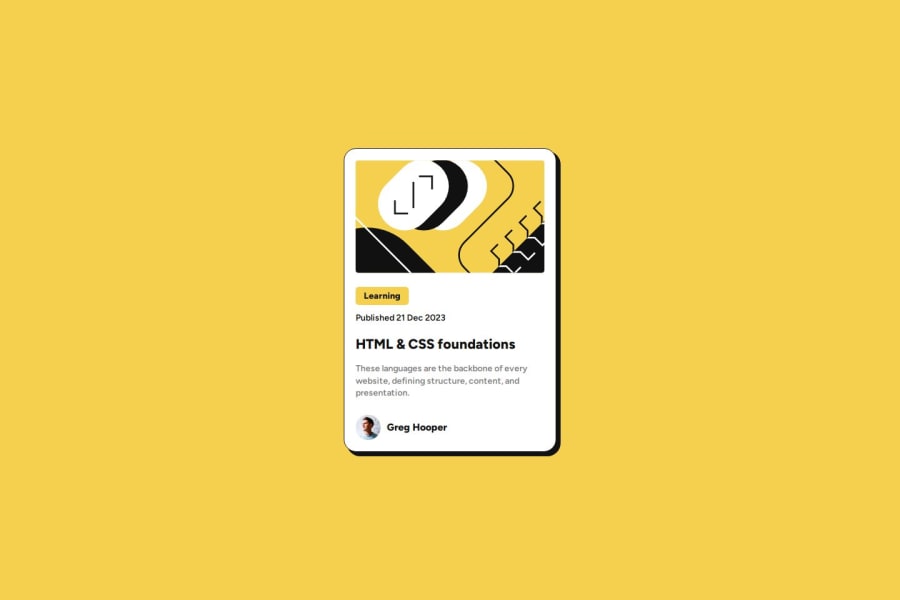 Frontend Mentor Mobile First Vainilla Css Coding Challenge Solution