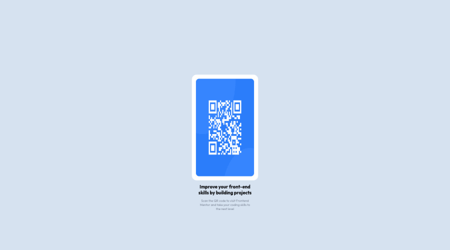 Frontend Mentor Qr Code Component Using Html And Css Coding Challenge