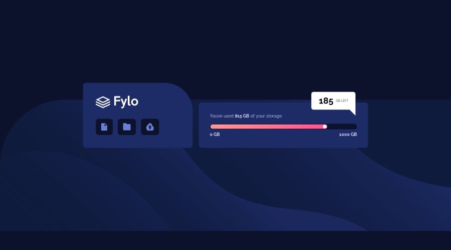 Frontend Mentor Responsive Fylo Storage Using Flex Coding Challenge
