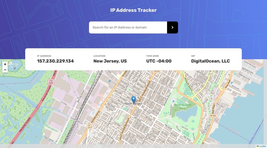 Frontend Mentor Ip Address Tracker Coding Challenge Solution