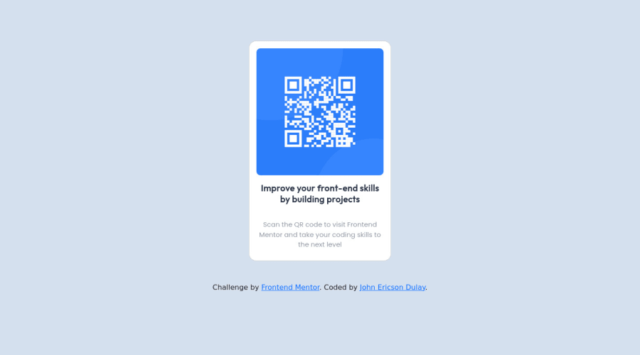 Frontend Mentor Responsive Qr Code Using Bootstrap 5 And Scss Coding
