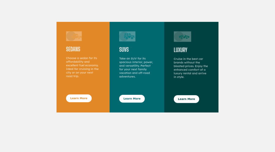 Frontend Mentor 3column Preview Card Using Html And Css Coding