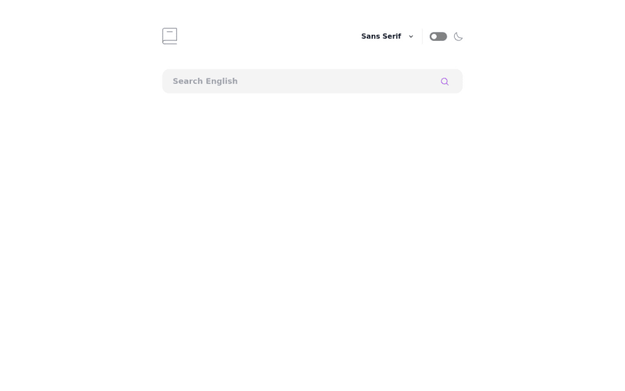 Frontend Mentor Dictionary App Using Alpine Js And Tailwind Css