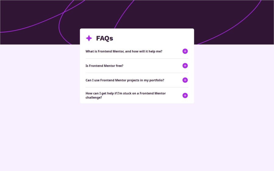 Frontend Mentor Responsive Faq Accordion Page Using Html Css And Js