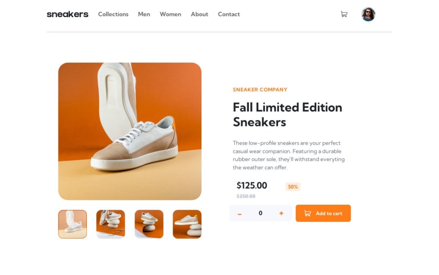 Frontend Mentor Responsive E Commerce Product Page Using Reactjs