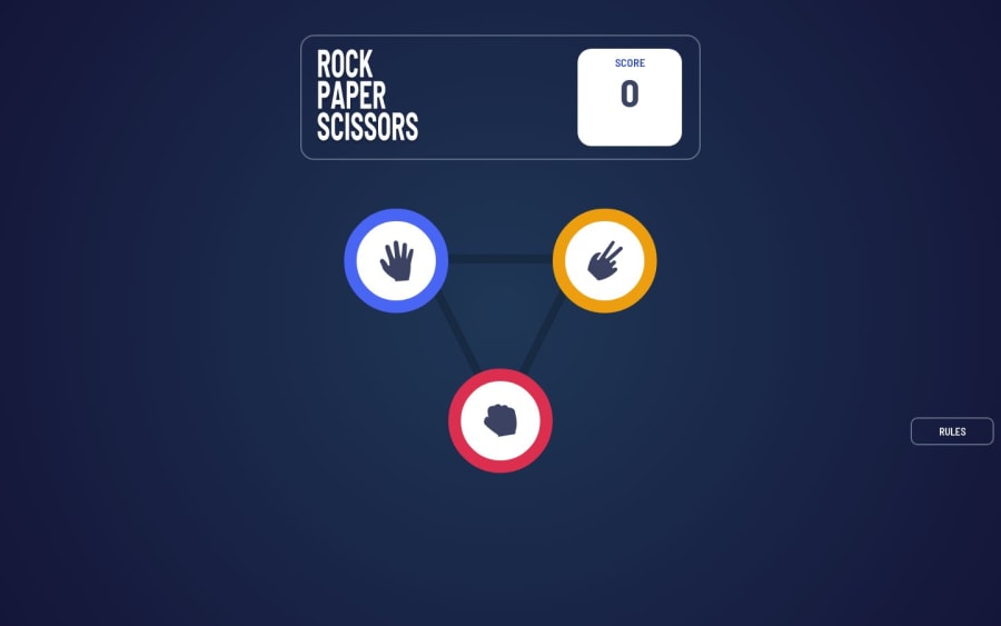 Frontend Mentor Rock Paper Scissors Using Css Flexbox Grid Javascript Coding Challenge Solution