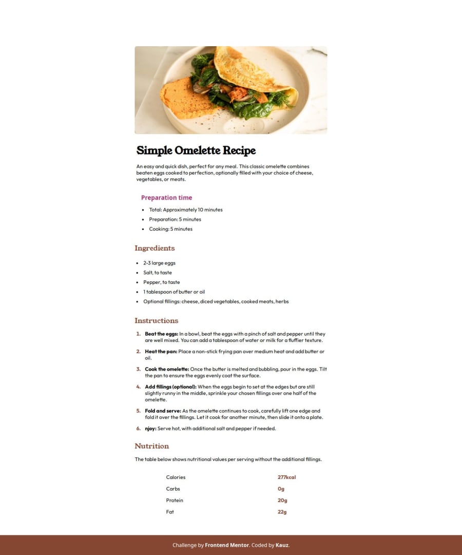 Frontend Mentor Html And Css Coding Challenge Solution