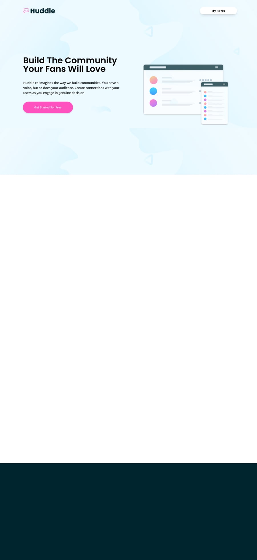 Frontend Mentor Animated Responsive Landing Page Using Reactjs Framer Motion Etc Coding