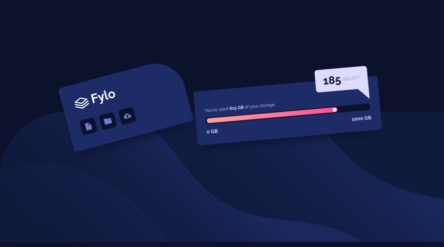 Frontend Mentor Fylo Data Storage With Html And Css Extra Animation