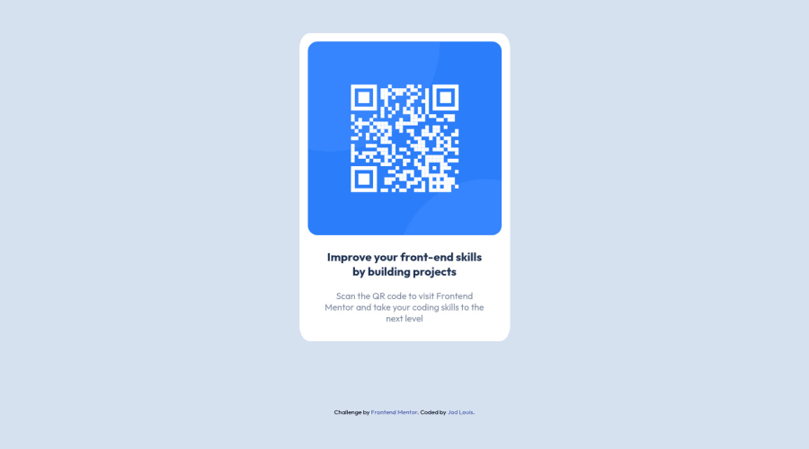 Frontend Mentor Qr Code Solution Using Pure Html5 And Css3 Coding