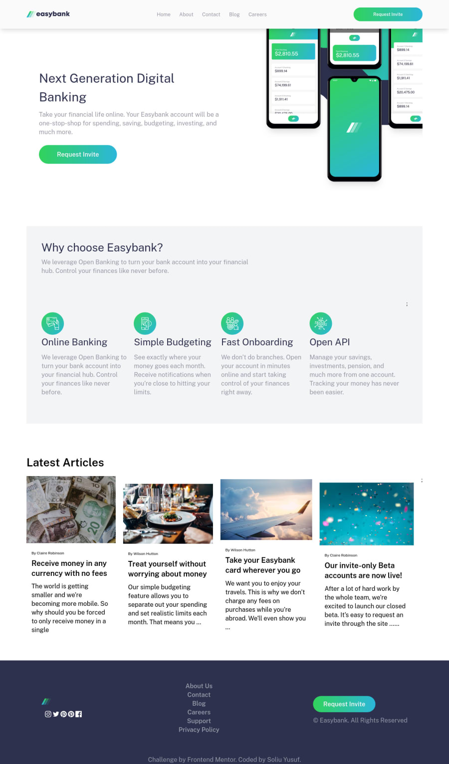 Frontend Mentor Responsive Landing Page Using Reactjs And Tailwindcss Coding Challenge Solution