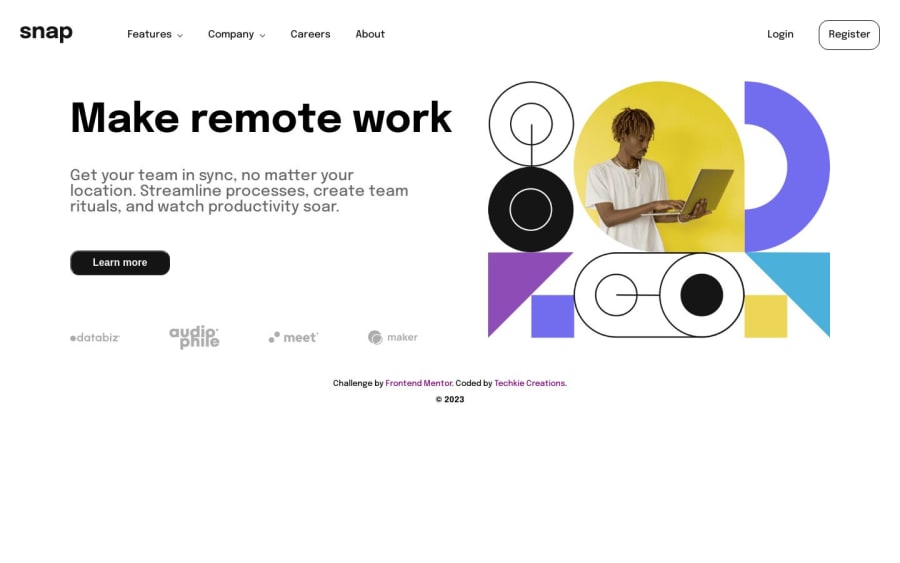 Frontend Mentor Intro Section With Dropdown Menus Coding Challenge