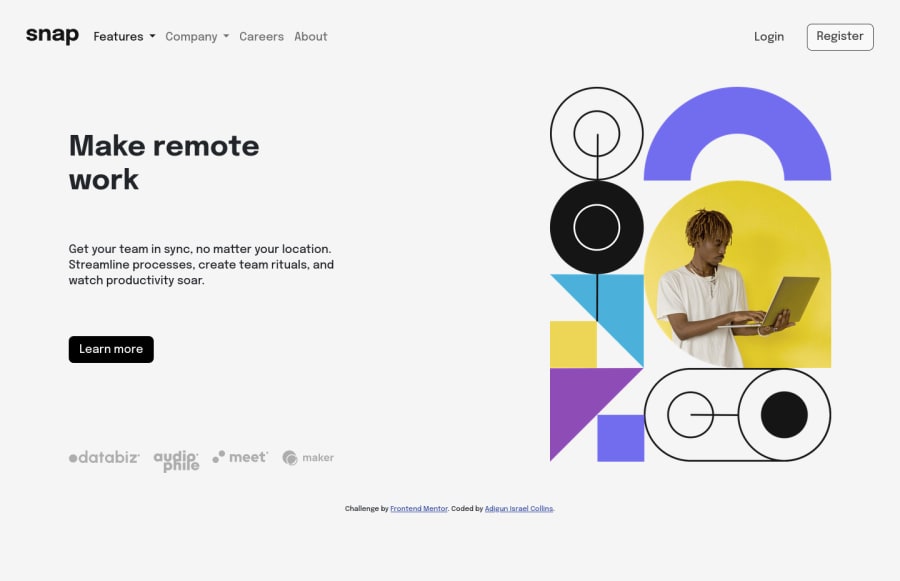 Frontend Mentor Intro Section With Dropdown Navigation Coding Challenge Solution