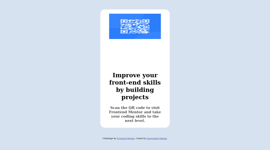 Frontend Mentor Responsive Qr Code Scan Page Used Flex Box And Media Queries Coding Challenge